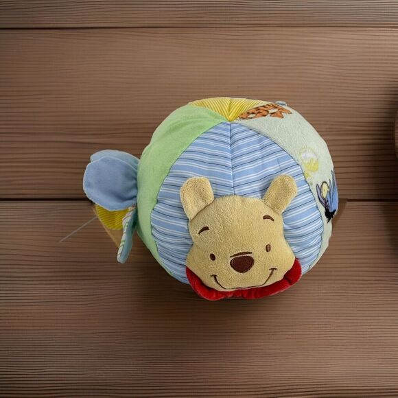 Disney | Toys | Disney Winnie The Pooh Baby Plush Ball Toy Chime ...